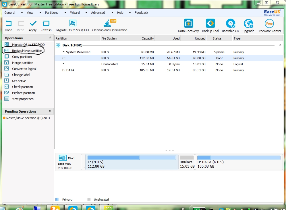 Cara Mengubah Ukuran Partisi Menggunakan EaseUS Partition Master - Gal ...