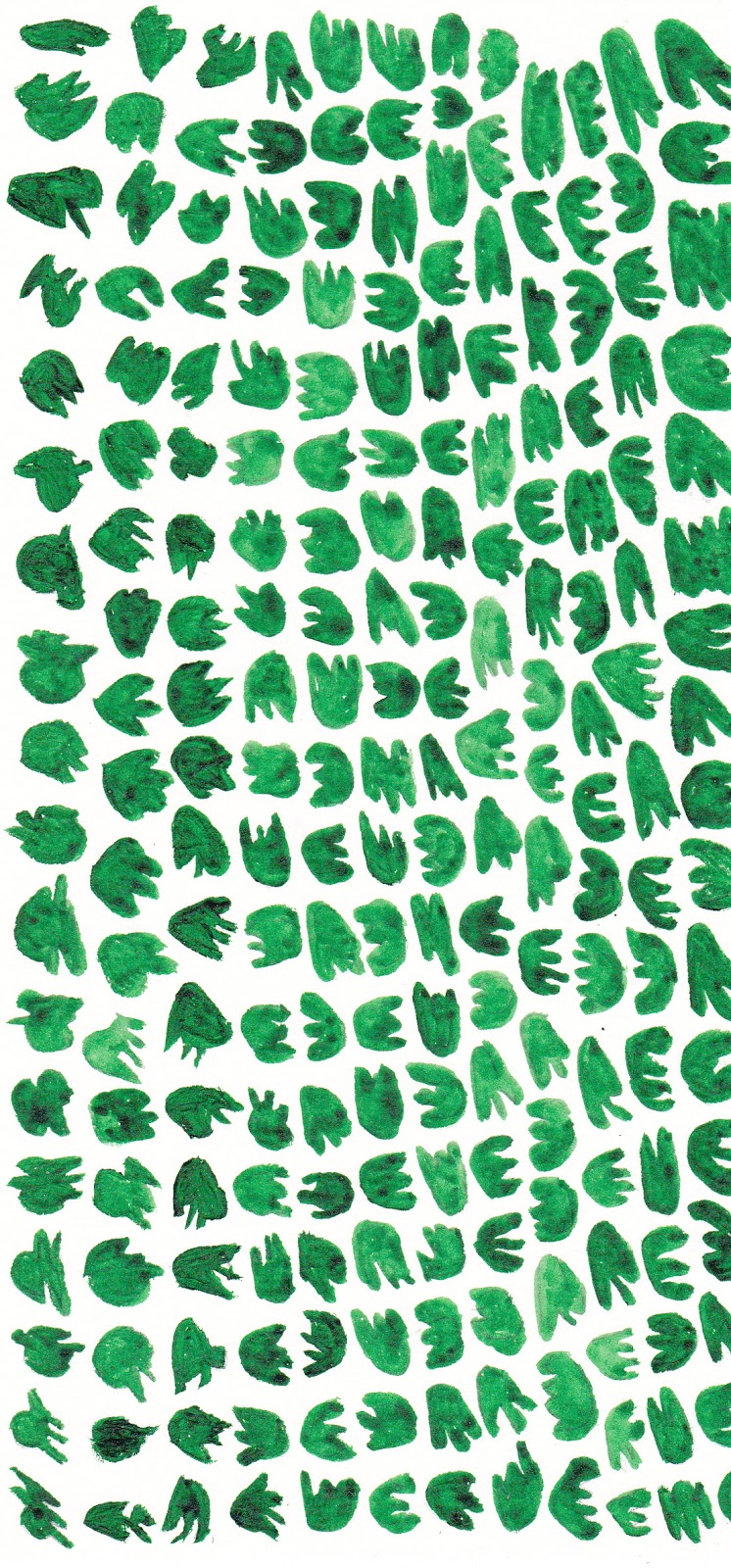 Susan Gainen's nanoscapes: New Obsession: Tiny Random Shapes