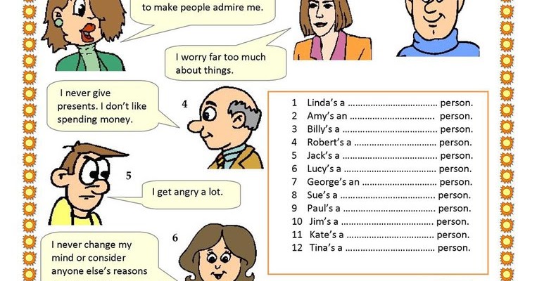 CEPT Practice: Describing Character