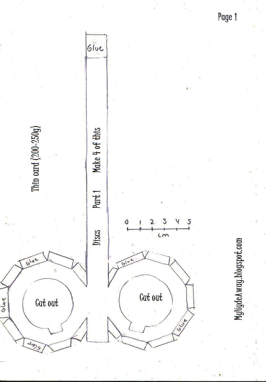 My Craft and Garden Tales: Crafting a Cryptex - tutorial with template