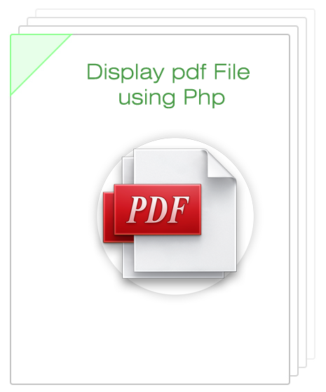 Display the pdf file using php Display the pdf file using php