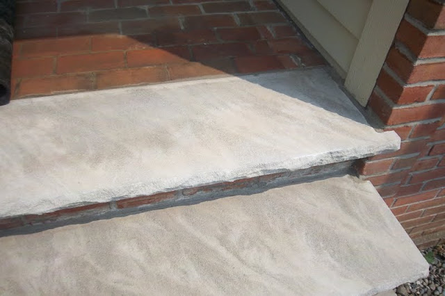 Carnoustie Lane: Brick Front Steps - Complete Makeover!