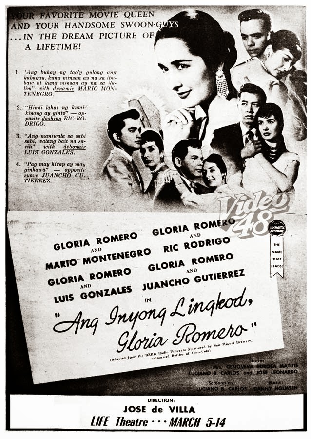 Video 48: THE SIXTIES # 17: GLORIA ROMERO, MARIO MONTENEGRO, RIC ...