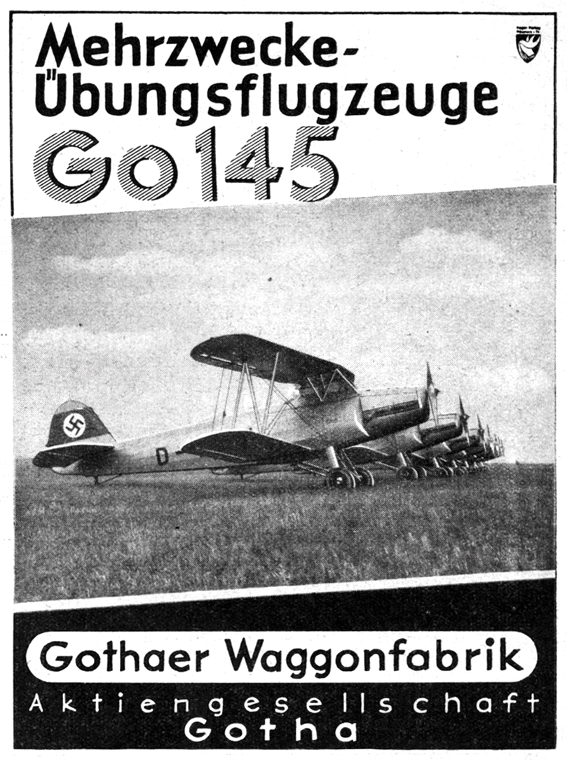 German Aviation, 1919-1945: Notes and Reviews: Gotha Go 145