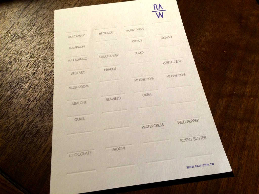 Michael C. Y. Fei: RAW Stands for Restaurant André W?