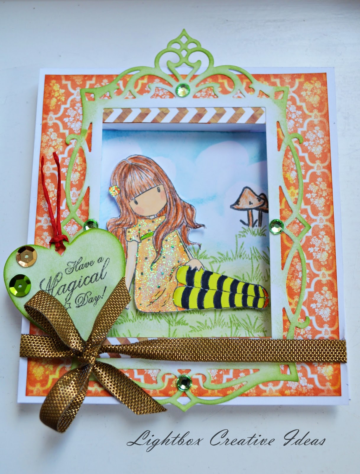 Lightbox creative Ideas: Recessed frame card