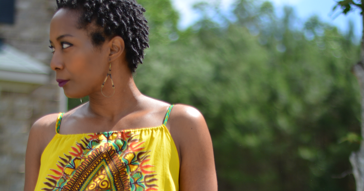 DIY African Print Maxi Dress | Thriftanista in the City
