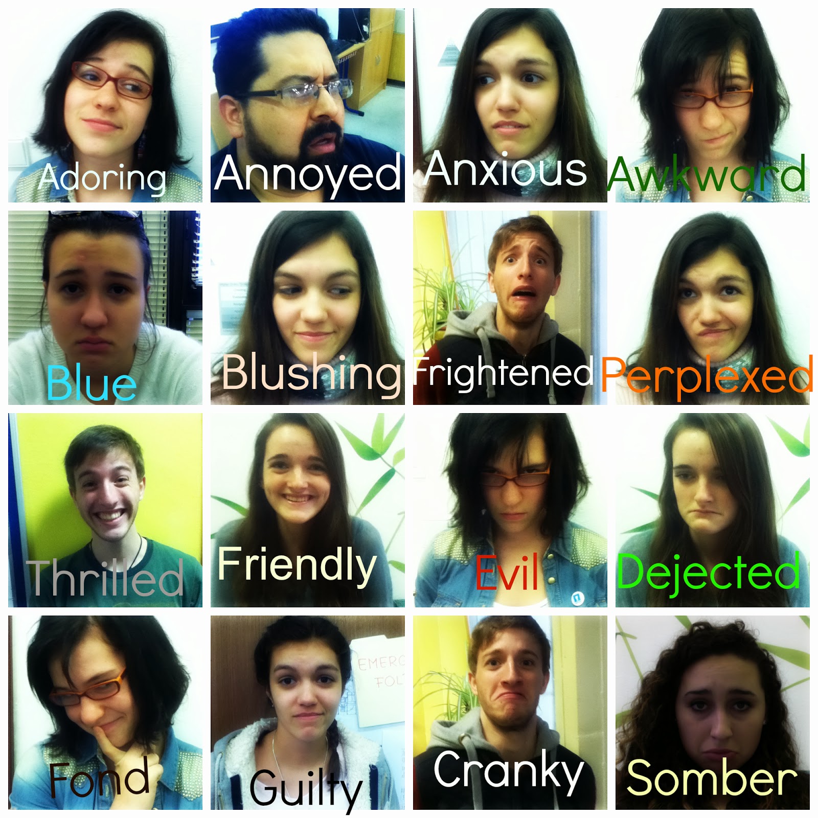 IB Psychology Page: Emotions Chart