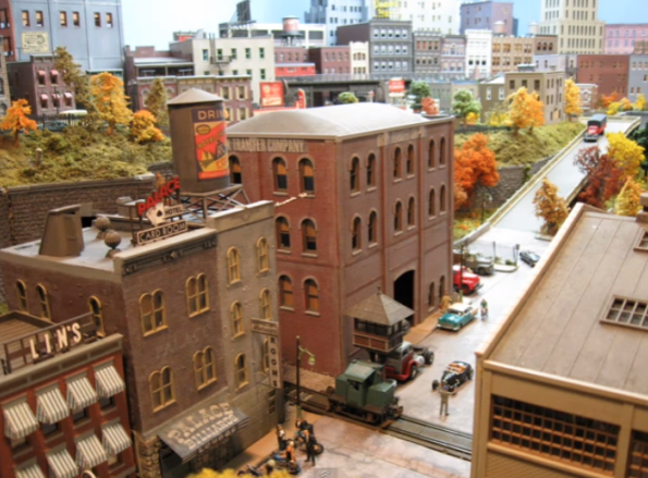 world 1/87: Dioramas de Building skyscraper gratte-ciel au 1/87