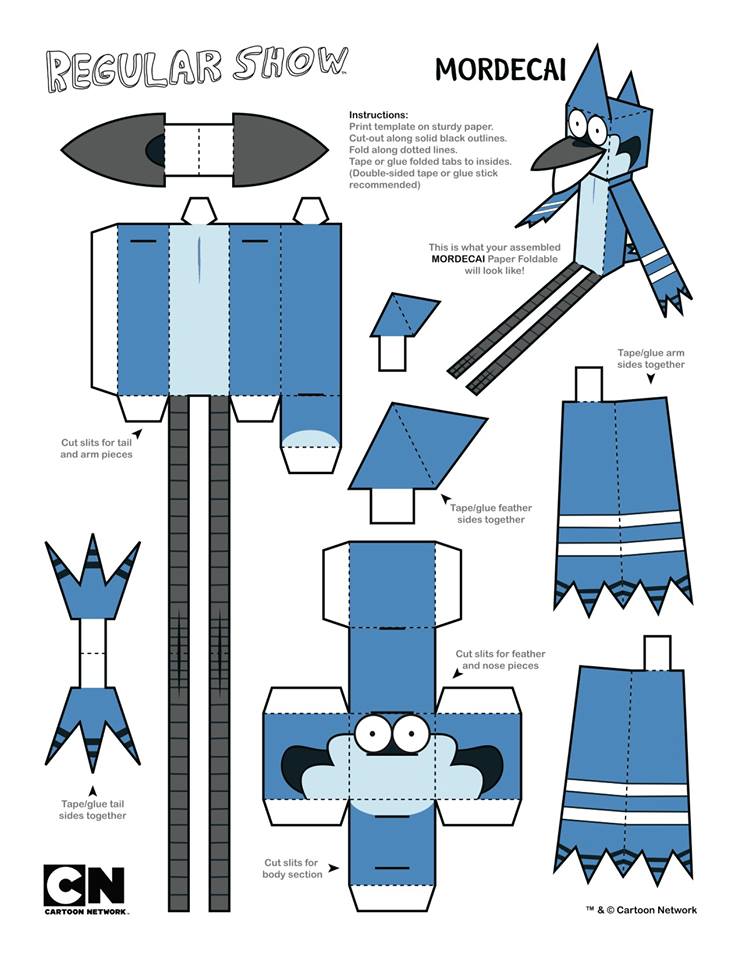 ARTE COM QUIANE - Paps e Moldes de Artesanato : Faça o seu Mordecai