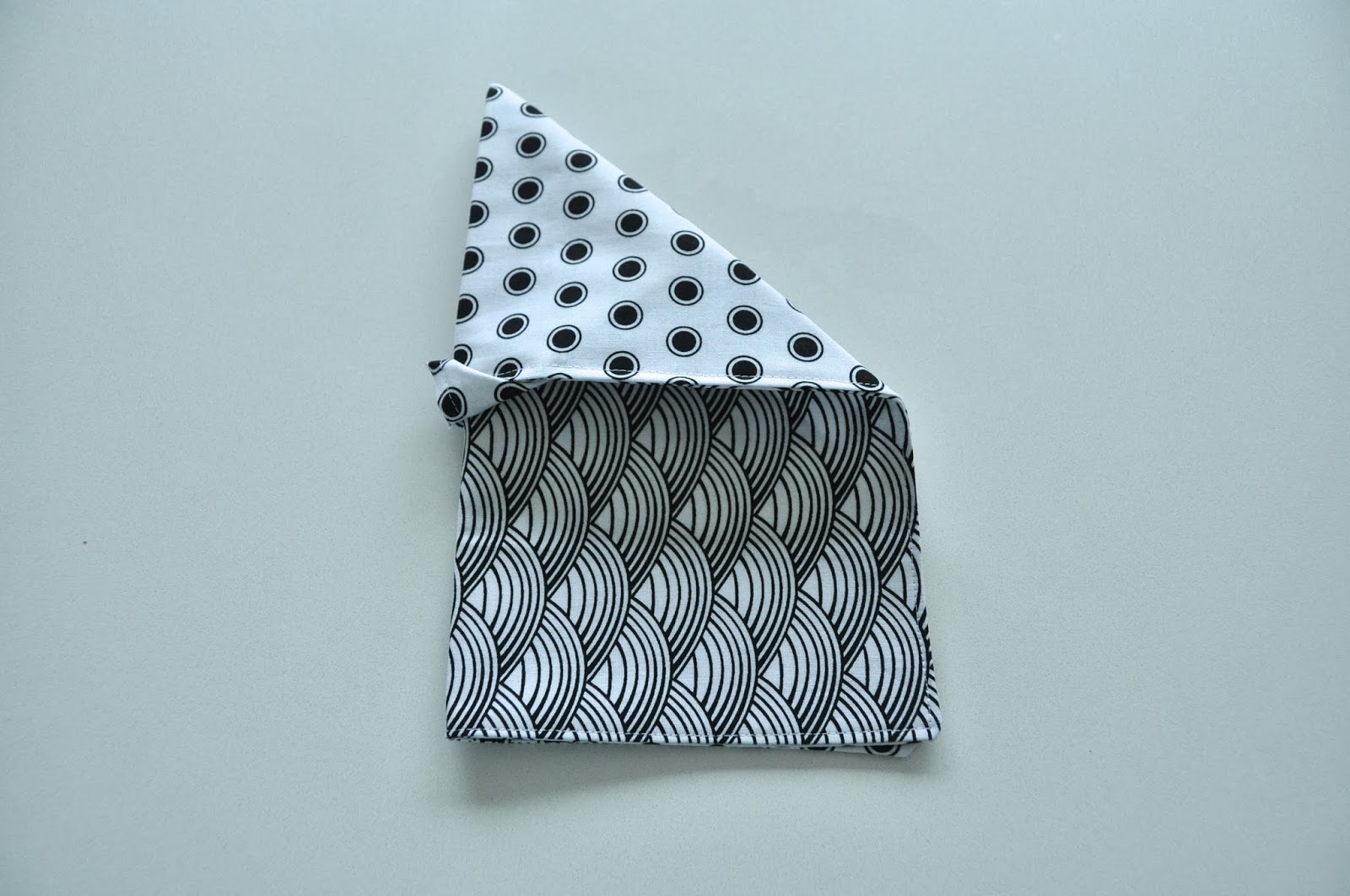 Origami met lapjes stof