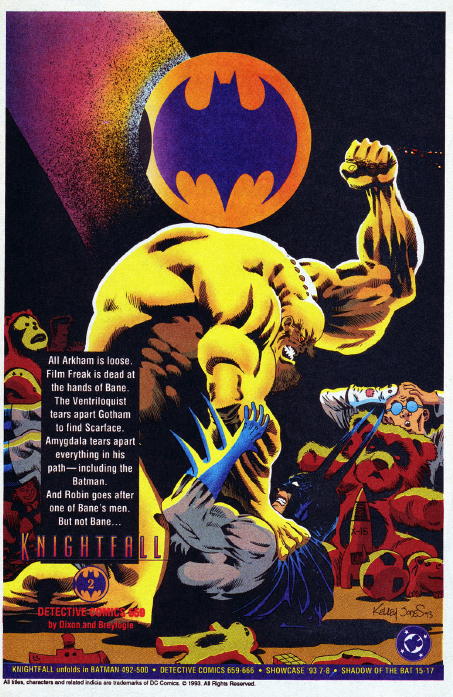 DC in the 80s: A collection of Knightfall house ads - 1993