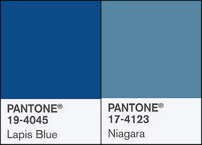 2 Good Claymates: Pantone Fashion Colors Niagra and Lapis Blue