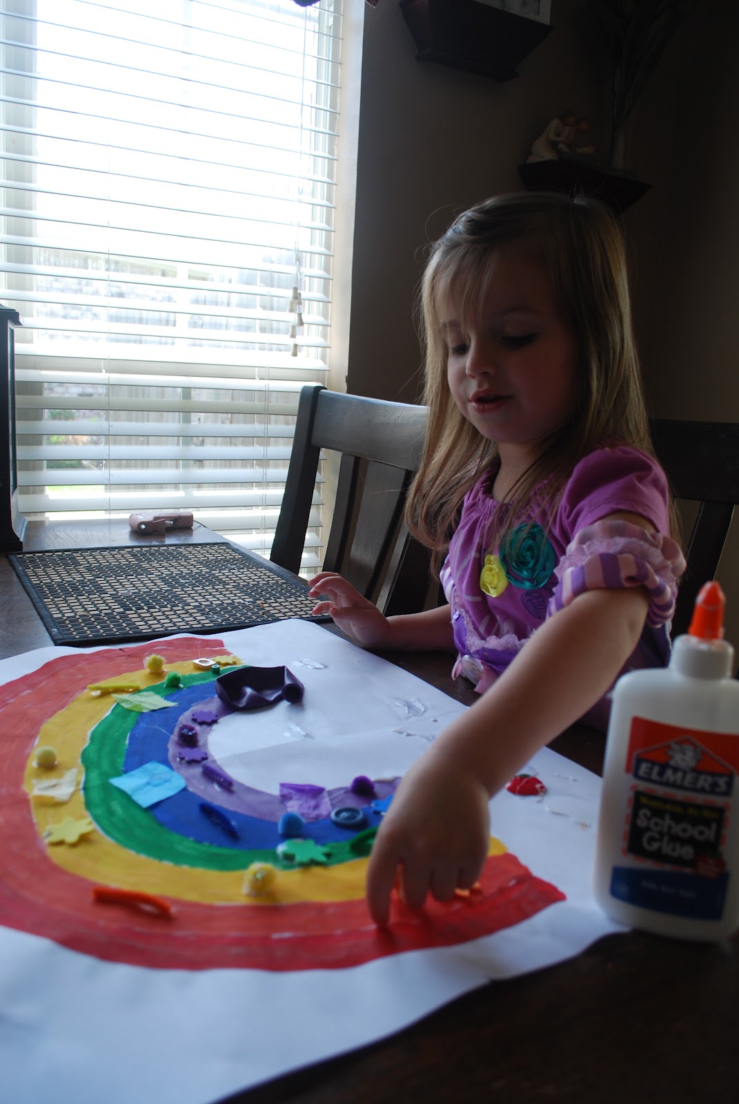 Random Thoughts and Polka Dots: Rainbow Sorting Collage