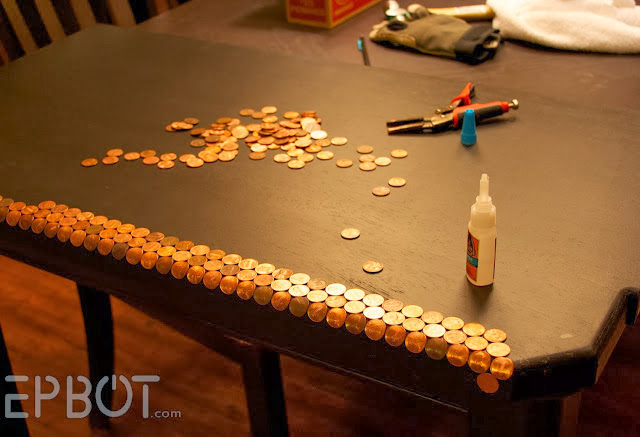 DIY Coins Table - The Idea King