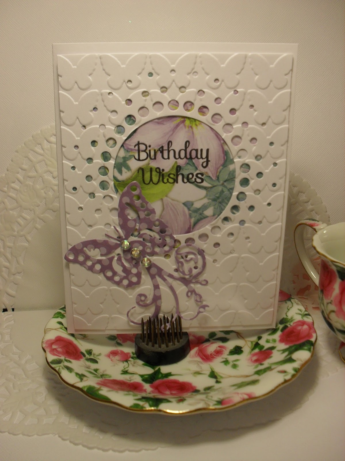 STAMPER GYRL: 2nd Butterfly Card for Butterfly Wishes Class!