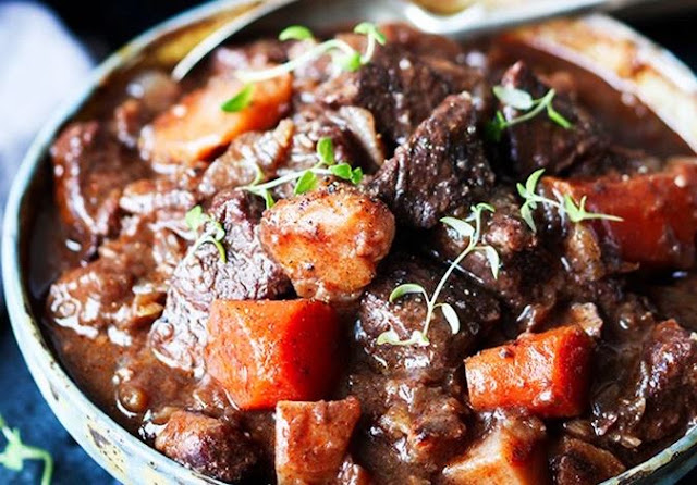 SLOW COOKED SCOTTISH BEEF STEW ~ Slow Cooker Taste