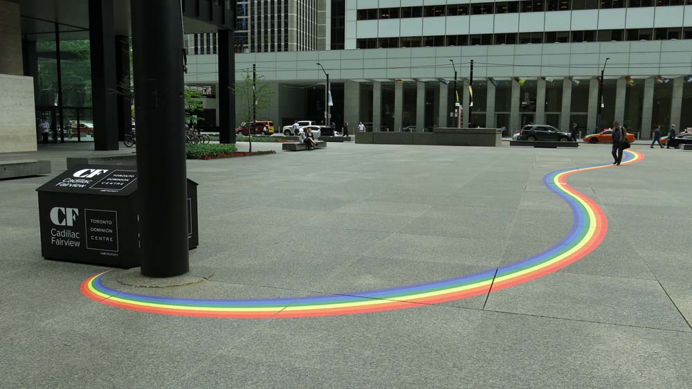 Toronto Grand Prix Tourist - A Toronto Blog: Rainbow Runway at TD ...