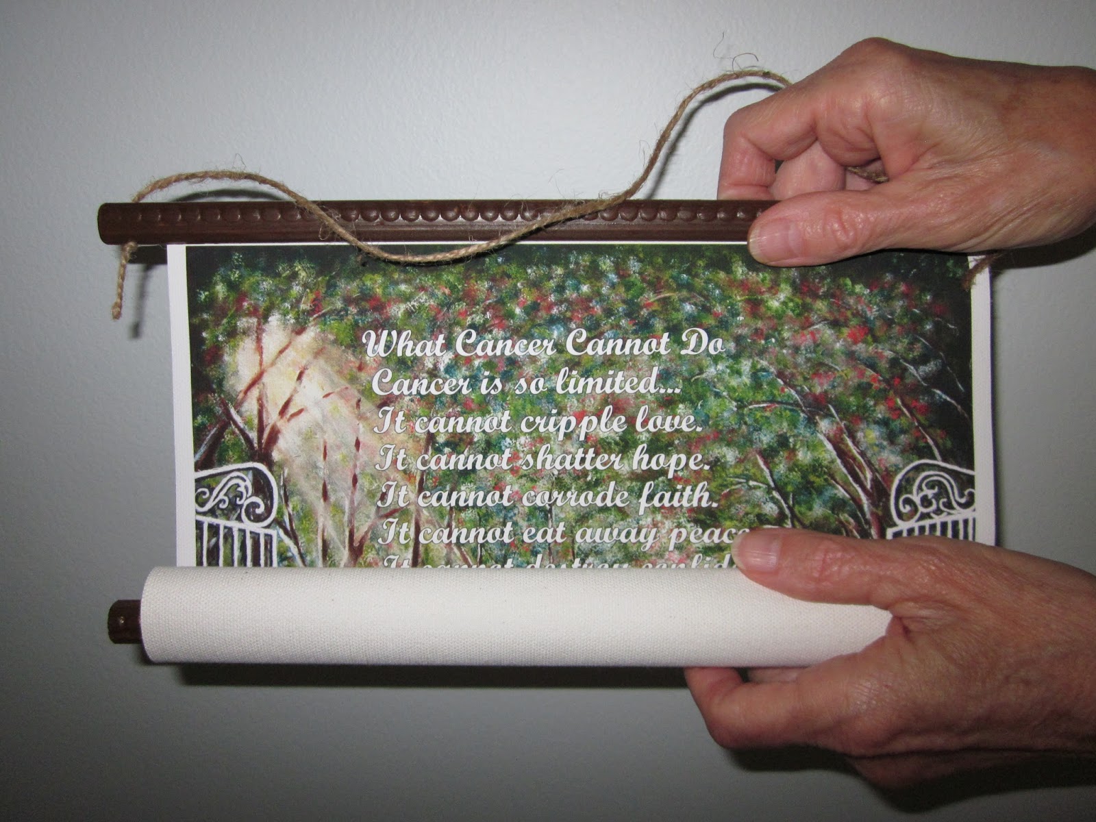 Hope Through Cancer: Inspirational Gift Scrolls, Unique Gifts For ...