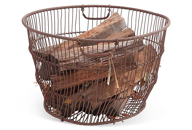 Everything Coastal: Vintage Clam Baskets - How to Use in Your Beach Home