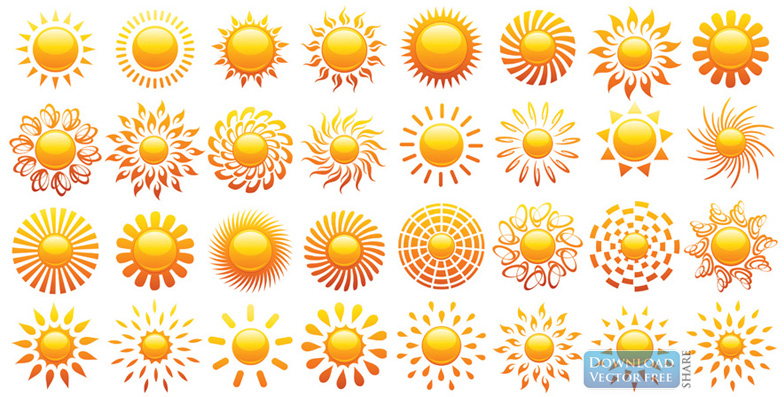 Biểu tượng đồ họa mặt trời sun icons vector 4485 ~ MrPixelVn - Chia sẻ ...