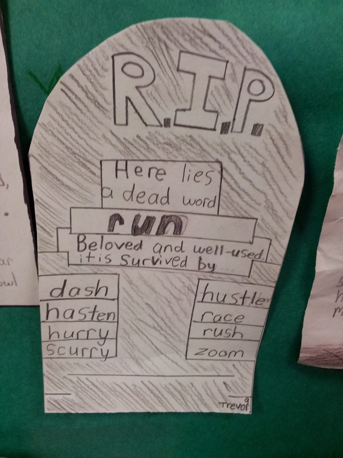 Room 121: Our Dead Word Cemetery