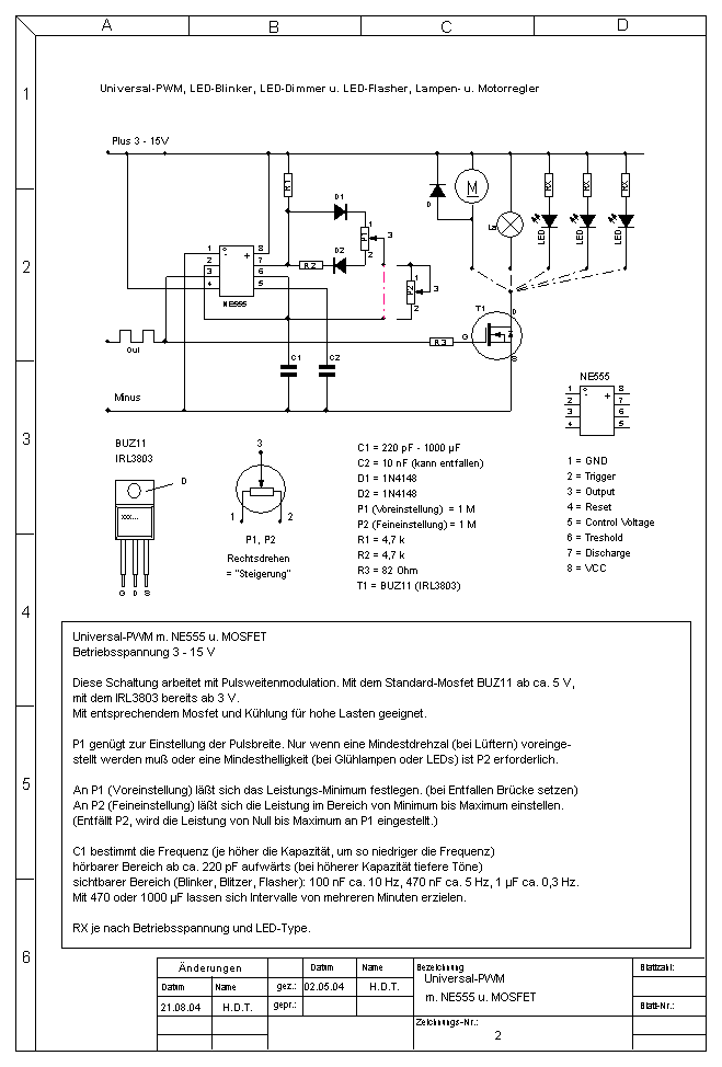 Pauls Werkstatt: PWM mit NE555