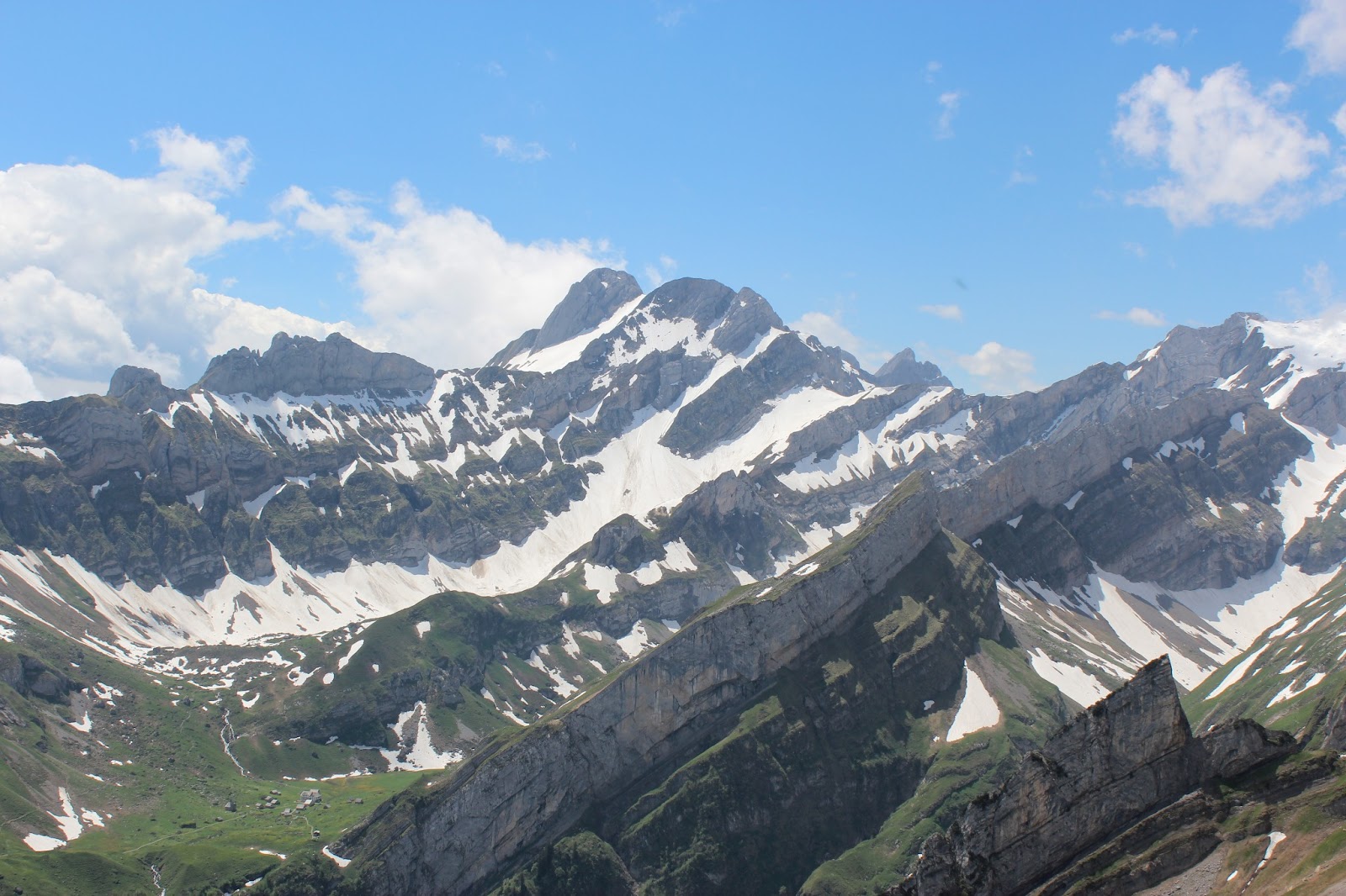 True rural Switzerland: Walking above Appenzell and beneath the Saentis ...