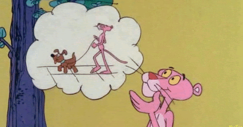 La Pantera Rosa GIF: La Pantera Rosa - El sueño de una mascota