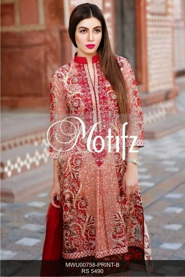 Motifz Eid Collection 2014 | Motifz Digital Printed Embroidered ...