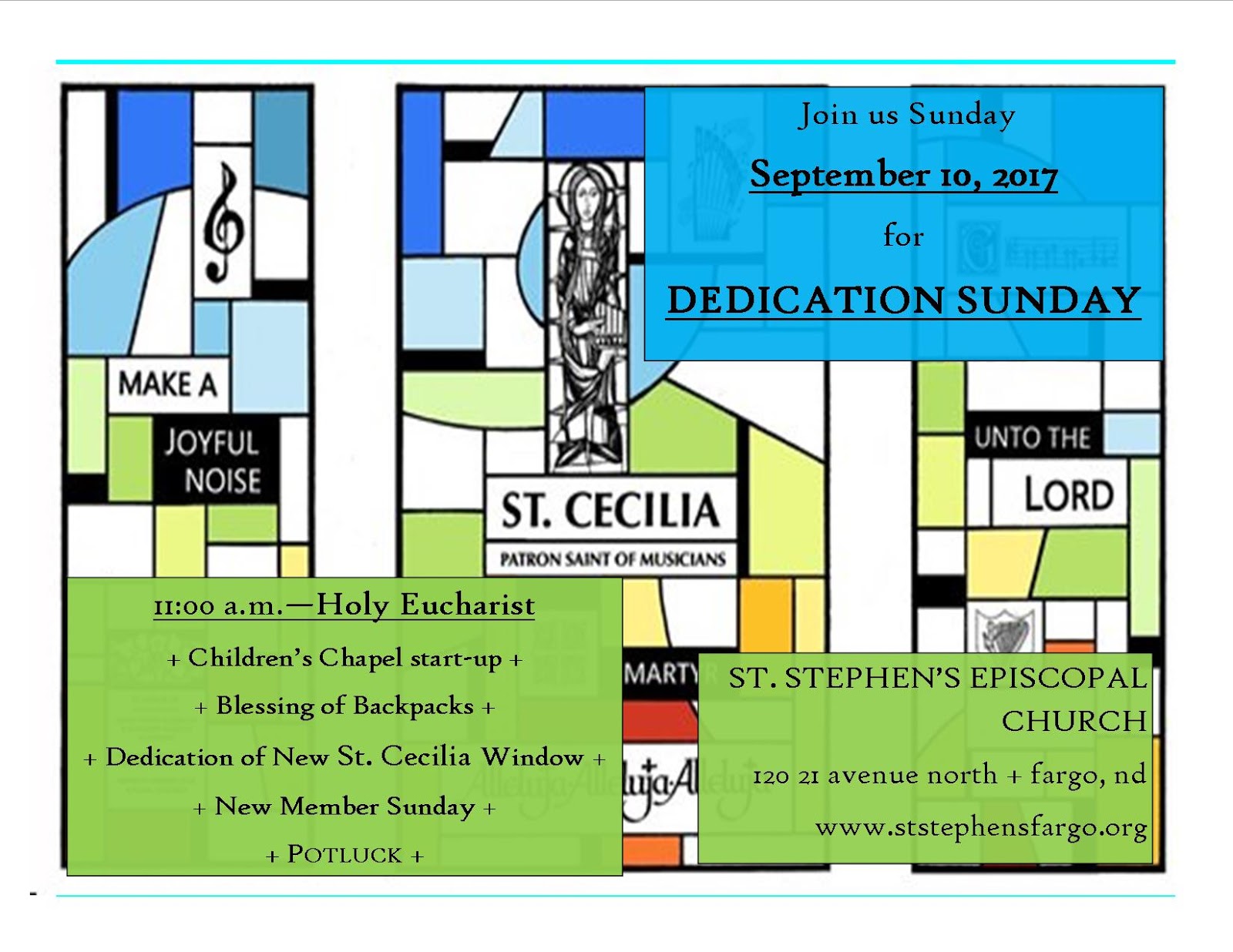 St. Stephen's Episcopal Church: Dedication Sunday THIS SUNDAY