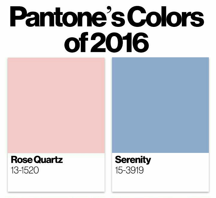 Los colores Pantone del 2016