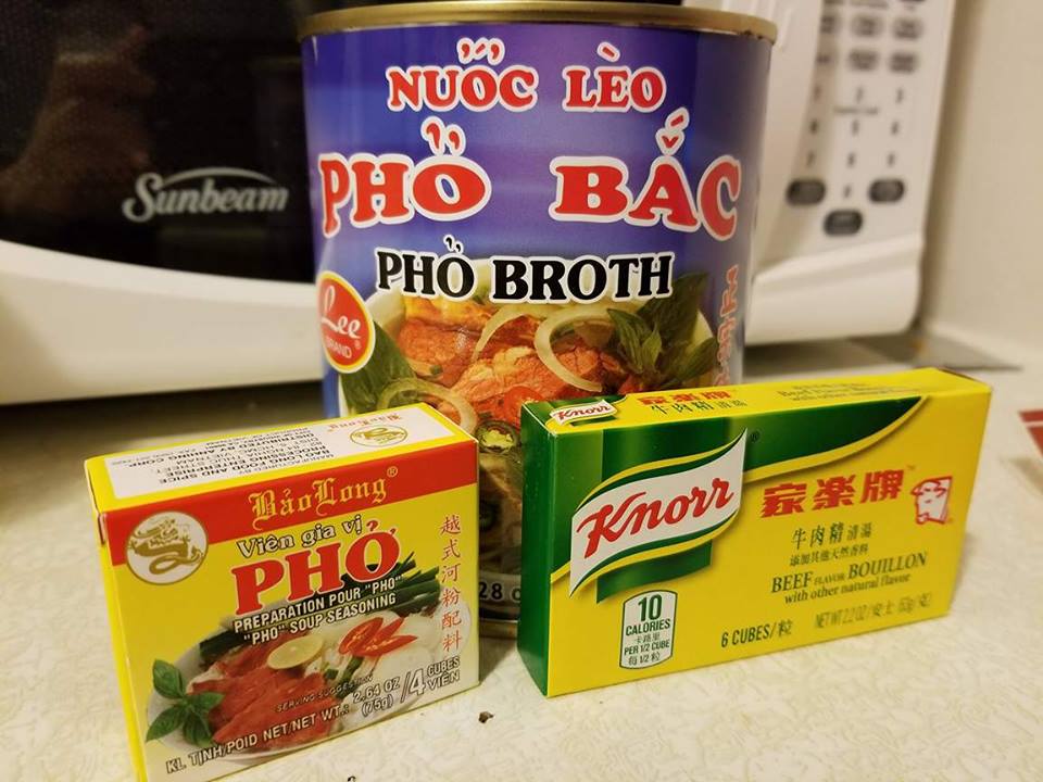 I made my pho broth with only three ingredients