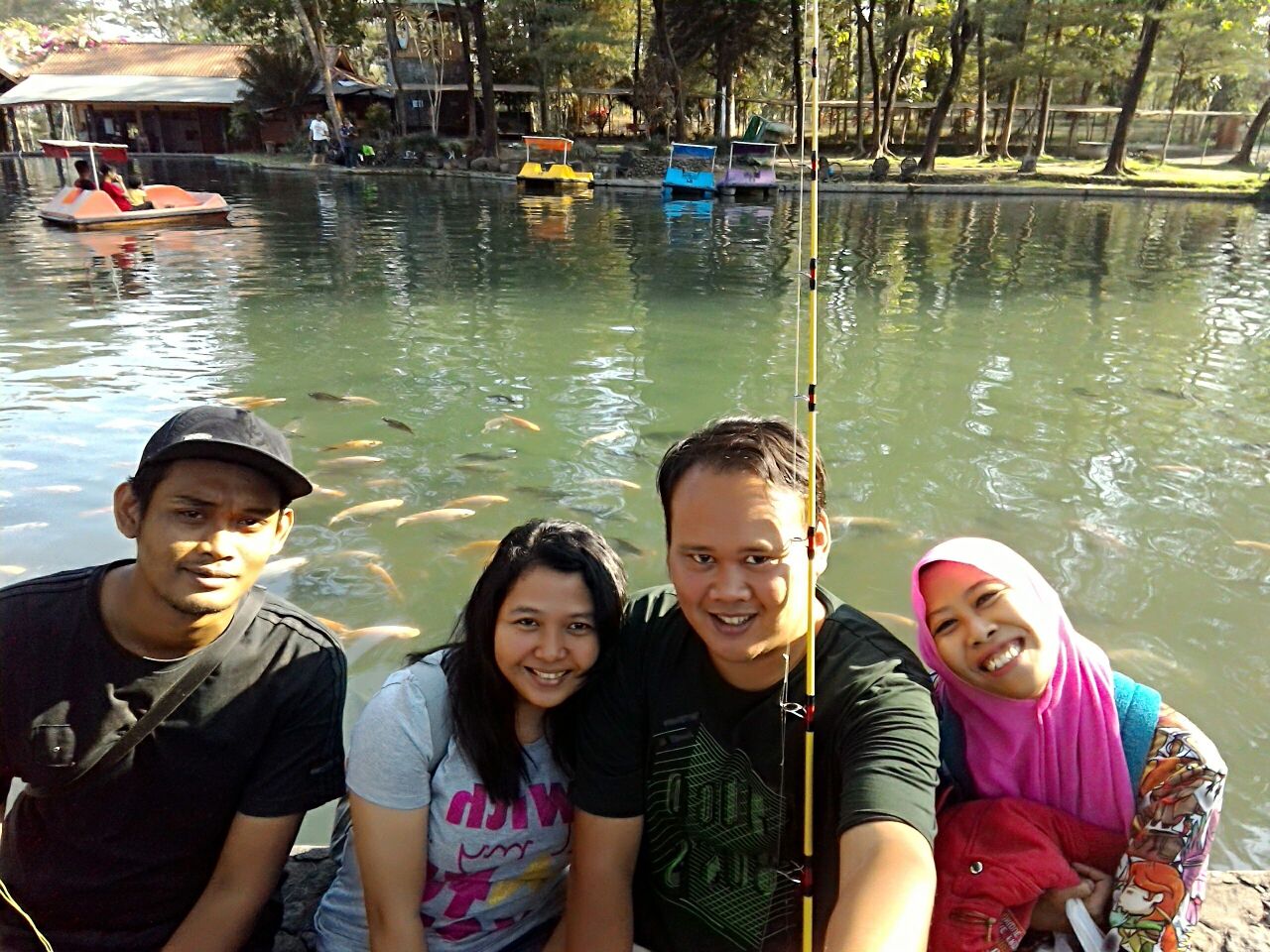 Mancing Ikan Bawal di Kolam Pemancingan Tlatar Boyolali