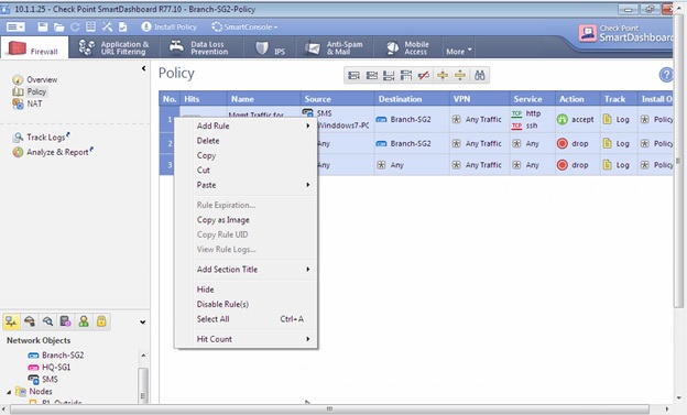 My Check Point CCSA Journal: Check Point Policy Package and Database ...