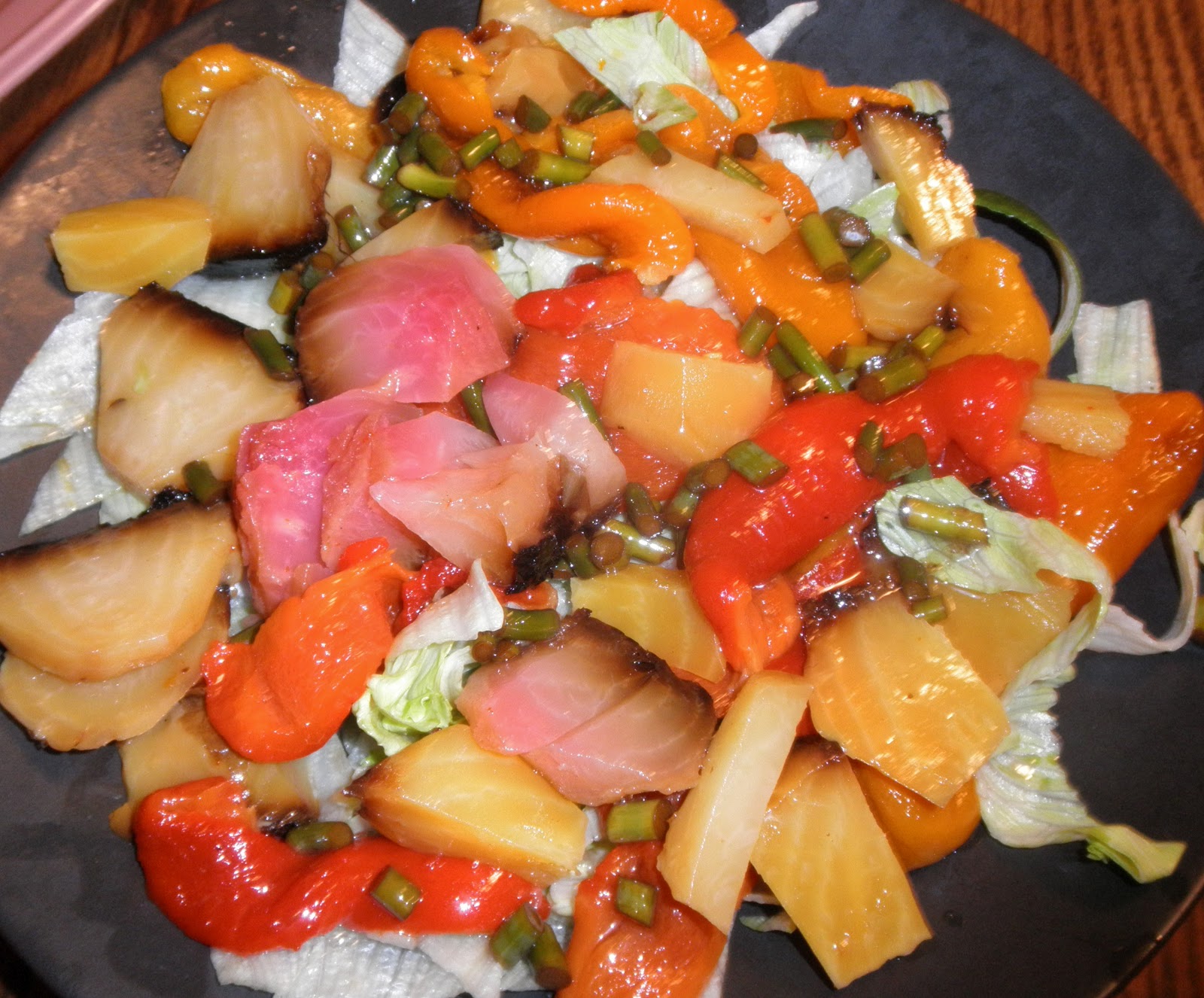 Cecelia Heer's Culinary Corner: ROASTED GOLD AND RED BEETS WITH TRI ...