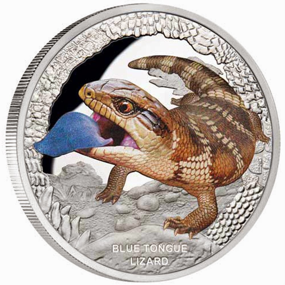 Ounces of Silver: Blue Tongue Lizard 2015 1oz Silver Proof Coin ...