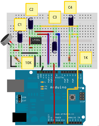 ICExDuino: Projeto: Usando microfone com o Arduino