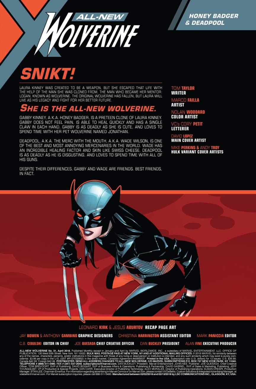 Images: A Preview Of The Upcoming Comic All-New Wolverine #31 From Marvel