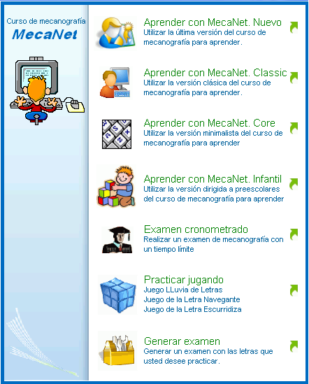 Reciclaje Digit@l: MecaNet software gratuito de mecanografía,