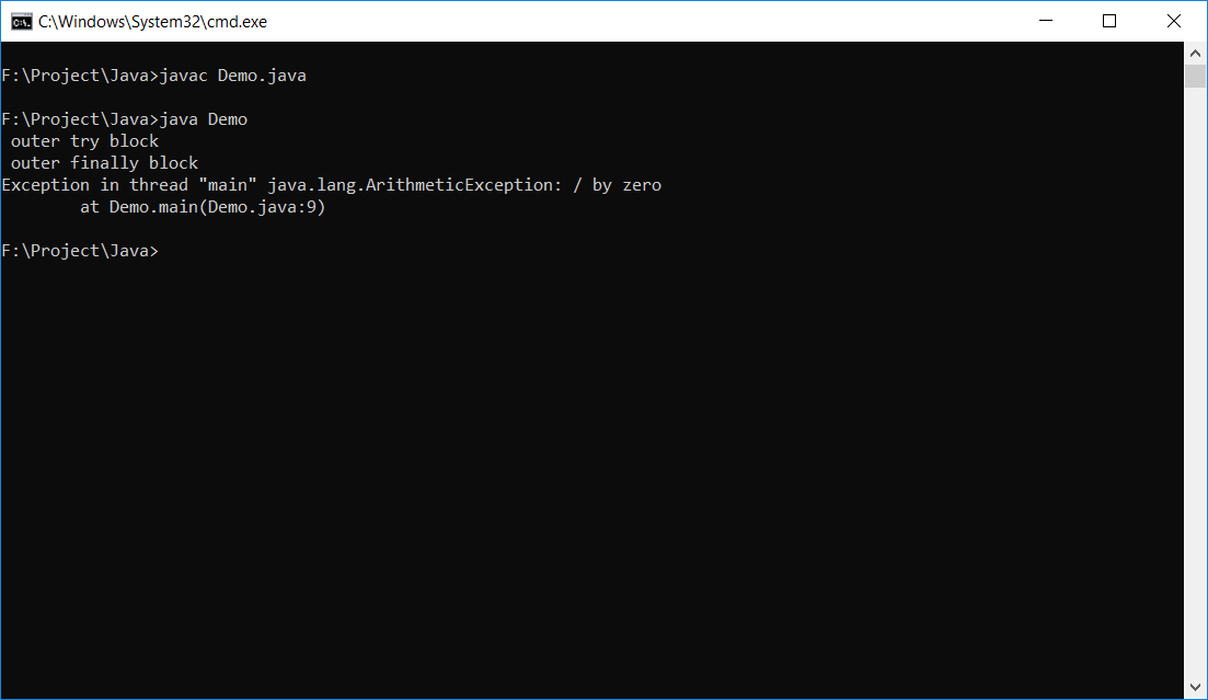 78 Program on Nested Try, Catch Finally Blocks in Java ? ~ Coding Atharva 78 Program on Nested Try, Catch Finally Blocks in Java ? ~ Coding Atharva