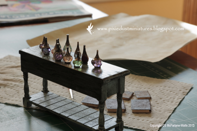 Pixie Dust Miniatures: My Workspace - Potion tables