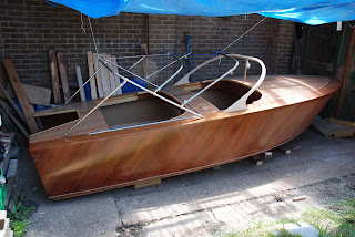 my wooden speed boat build: Canopy Frame