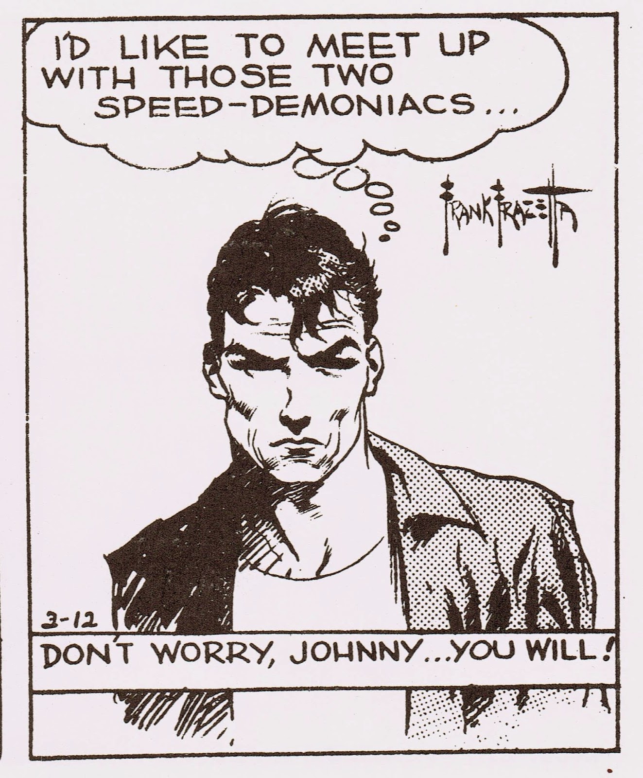 Cap'n's Comics: Johnny Comet by Frank Frazetta
