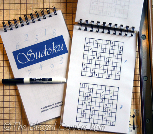 The Blessed Country Mom: Dry Erase Sudoku Book