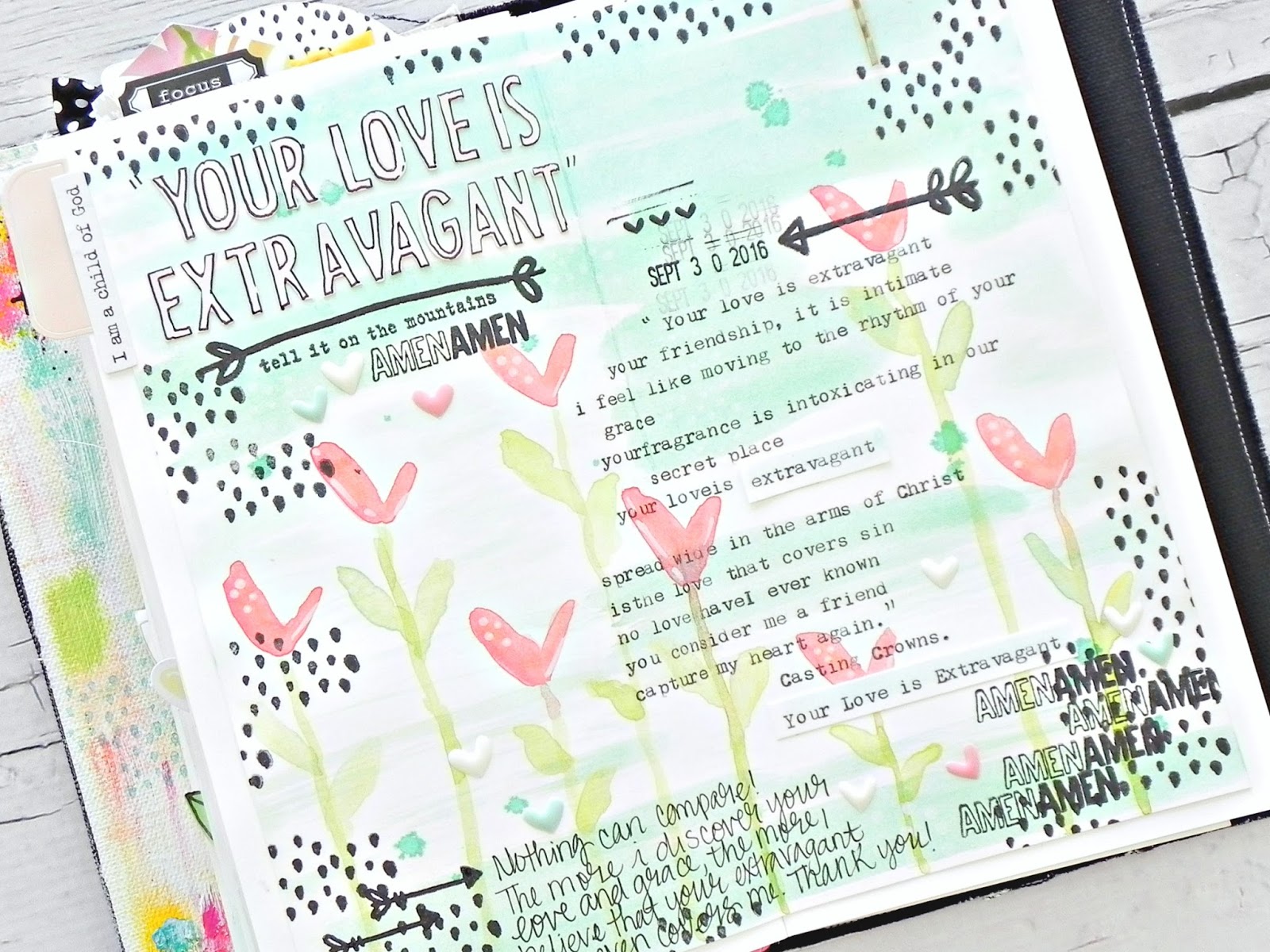 Shimmerz Paints: Song Journal Entry by Stephanie Buice