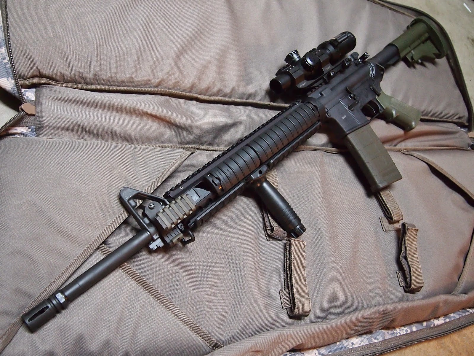 Mister Donut's Firearms Blog: Colt Canada SA20 with Drop-in Rail ...