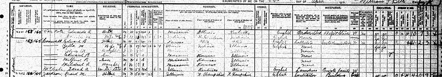 Talking Box Genealogy: Genealogy Basics: The 1910 Census