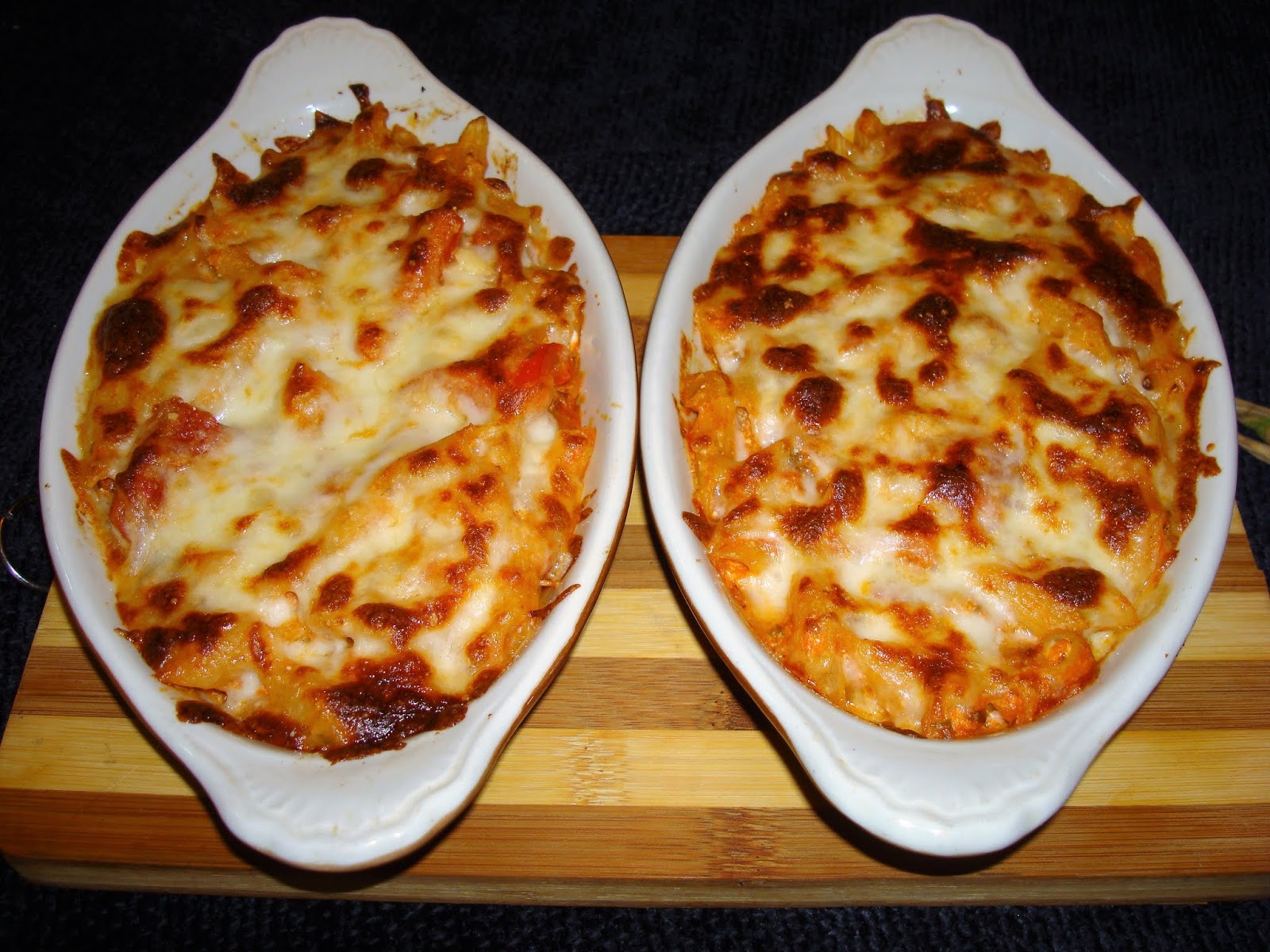 LA COCINA DEL POLLO: PASTA RIGATI HORNEADA CON SALSA ARRIABATTA