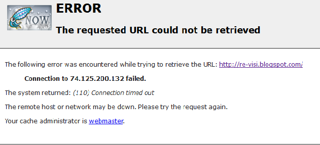 Mengatasi ERROR The requested URL could not be retrieved - NewsUpdate